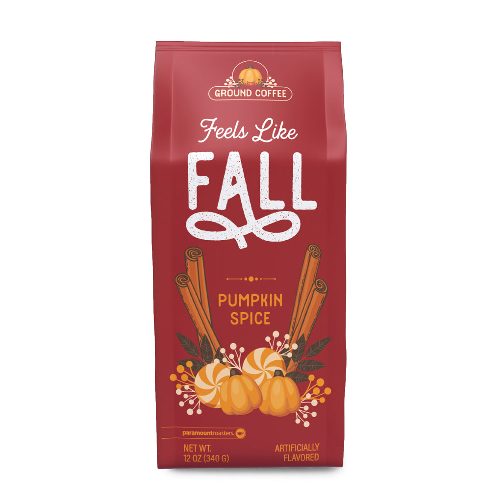 Feels Like Fall Pumpkin Spice 12oz Flavored Ground Coffee – Paramount ...