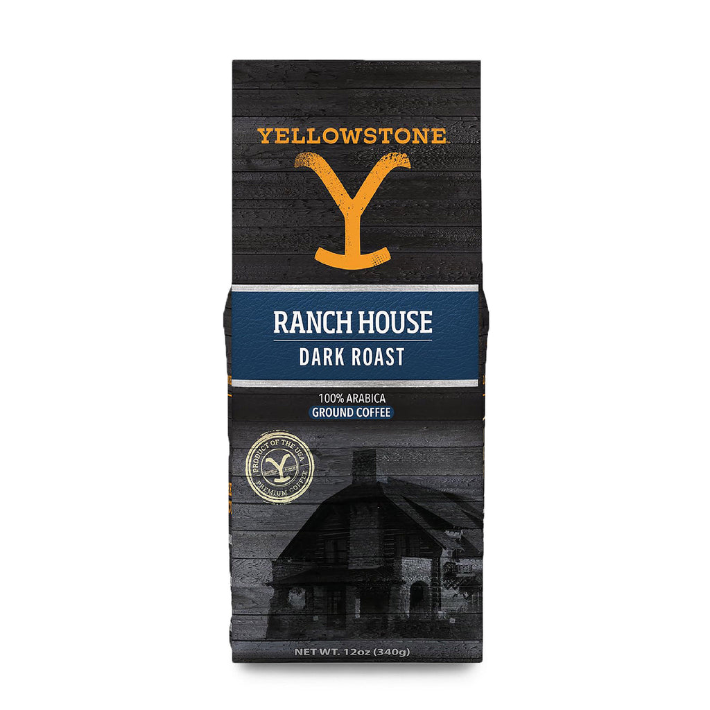 Yellowstone 12oz Ranch House Dark Roast Ground Coffee – Paramount Coffee
